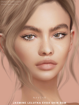 Second Life Marketplace - NB - Jasmine Skin LeLutka EvoX - VELOUR Praline Tone (Add)